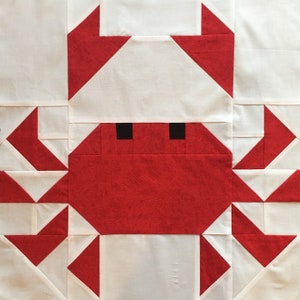 Pattern: Crabby Quilt Block - Etsy