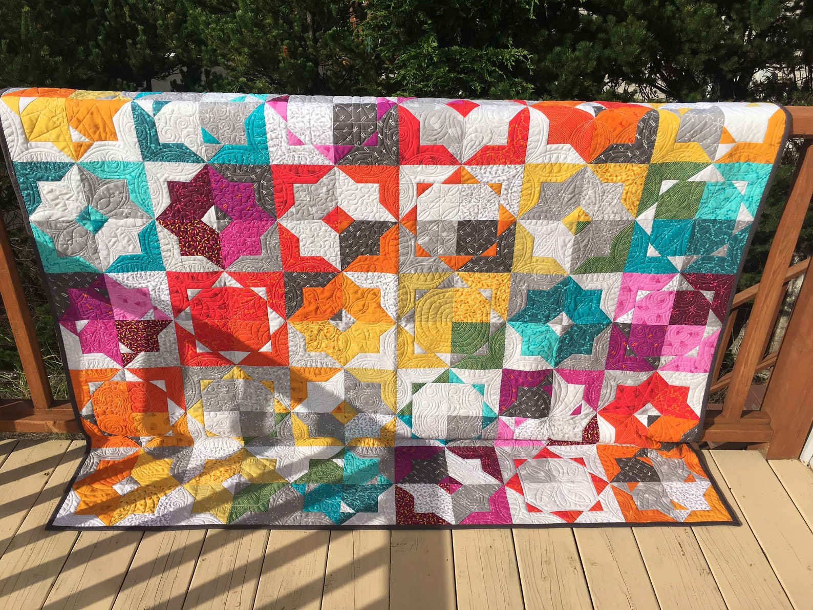 Pattern: Rainbow Quilt - Etsy