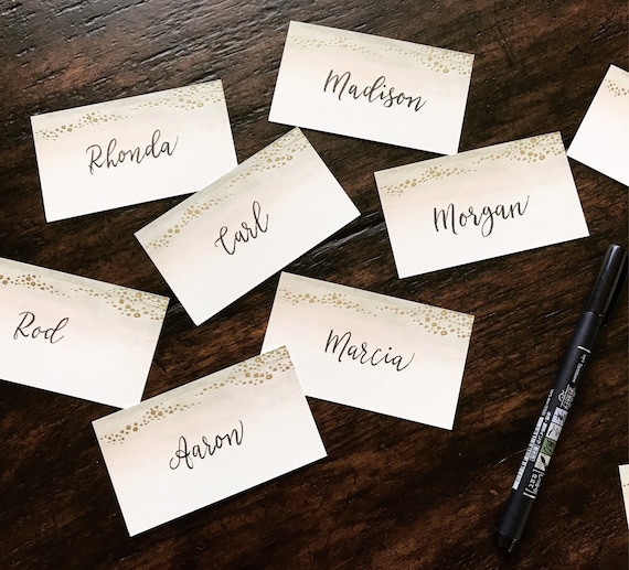 Name Cards - Etsy