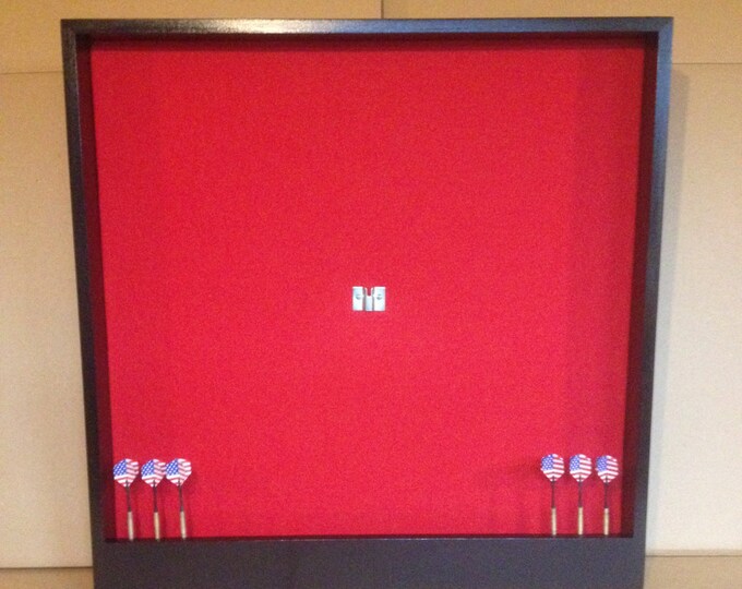 Red & Black Dart Board Backboard, Oversized 32 X 32 Surround Dartboard ...