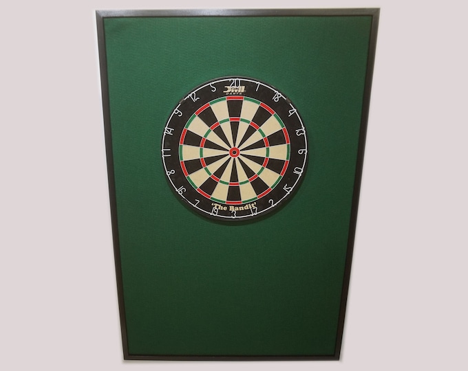 JUMBO 48" X 32" Extra Long Dart Board Backboard Kelly Green W/black ...