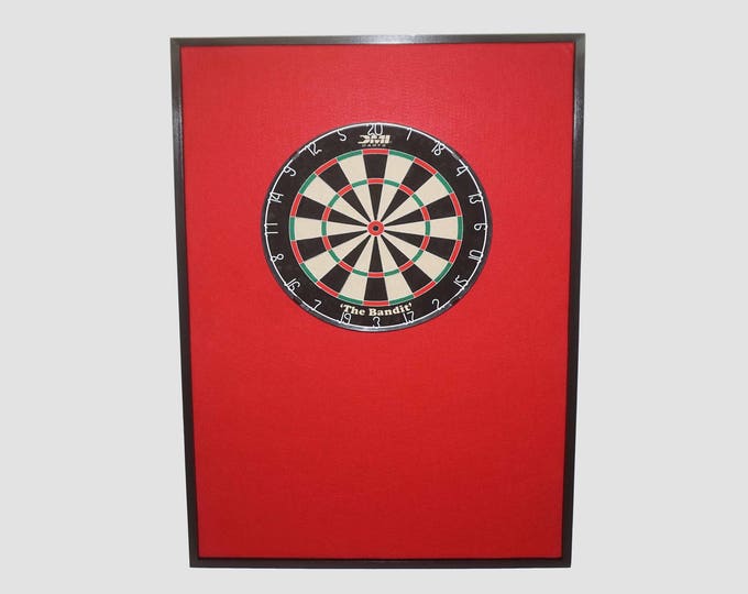 JUMBO 48" X 32" Extra Long Red Dart Board Backboard W/black Painted ...