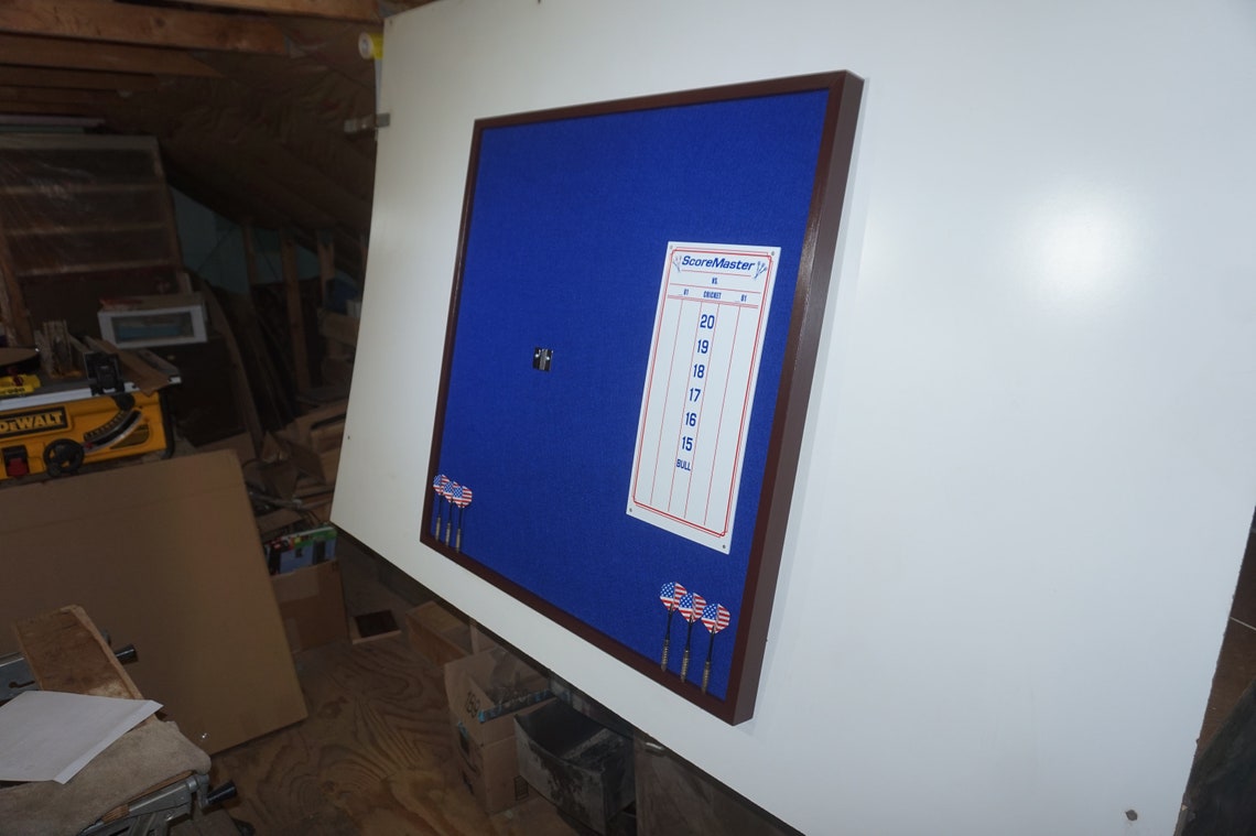 Custom Royal Blue and Black Dart Board Backboard W/winmau - Etsy