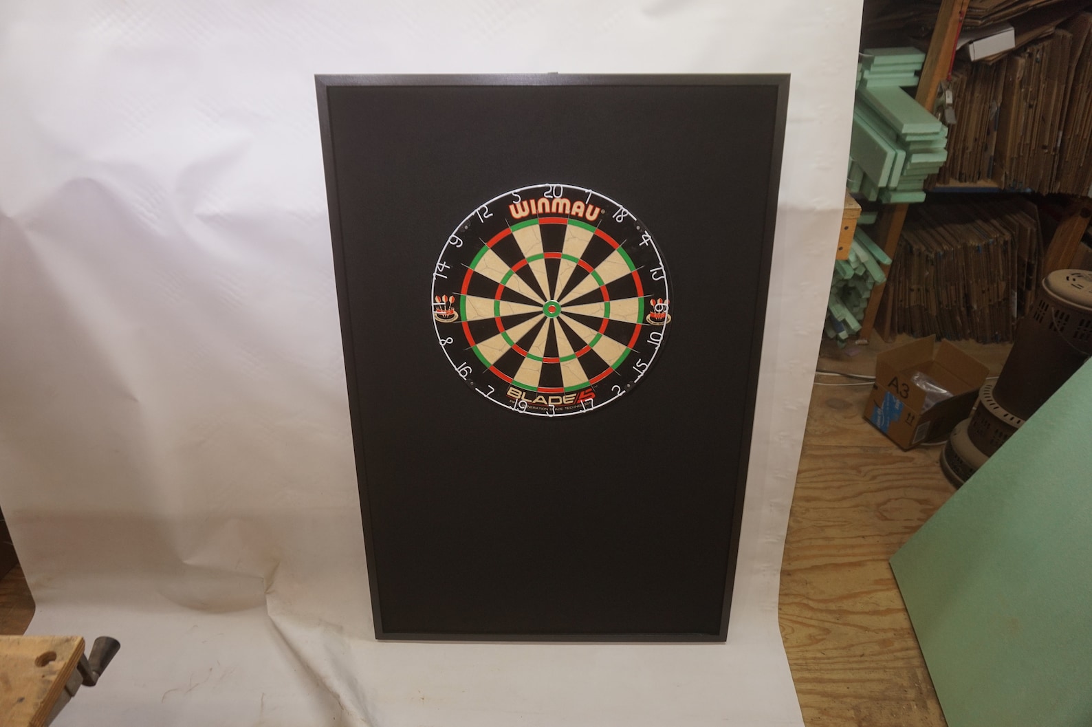 JUMBO 48 X 32 All Black Extra Long Dart Board - Etsy