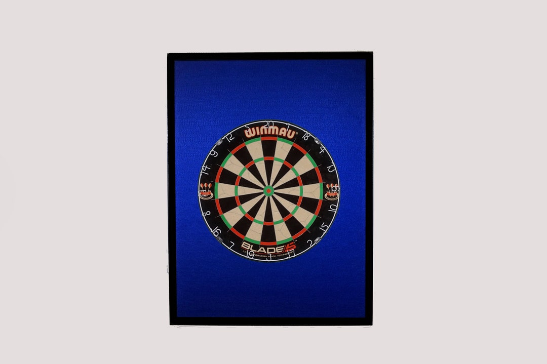 Royal Blue & Black Trim Dart Board Protective Backing W/winmau - Etsy