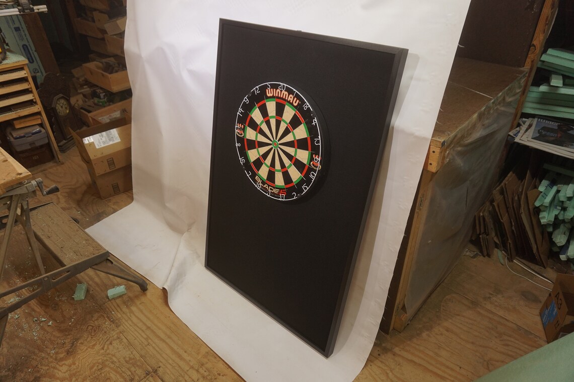 JUMBO 48 X 32 All Black Extra Long Dart Board - Etsy