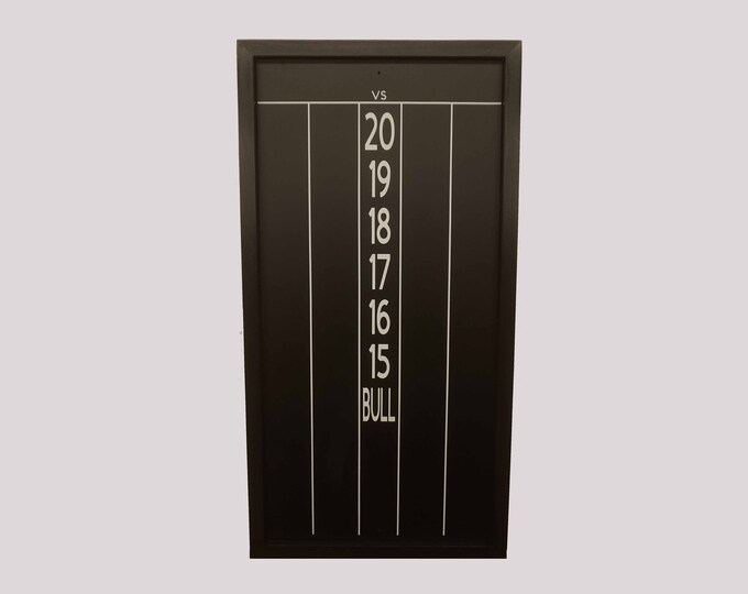 Small Framed 17" X 9-1/4" All Black Matching Cricket Chalkboard ...