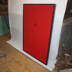 JUMBO 48 X 32 Extra Long Red Dart Board Backboard W/black Painted Trim ...