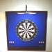 OVERSIZED 32 X 32 LED Lighted Royal Blue & Mahogany Custom Dart Board ...