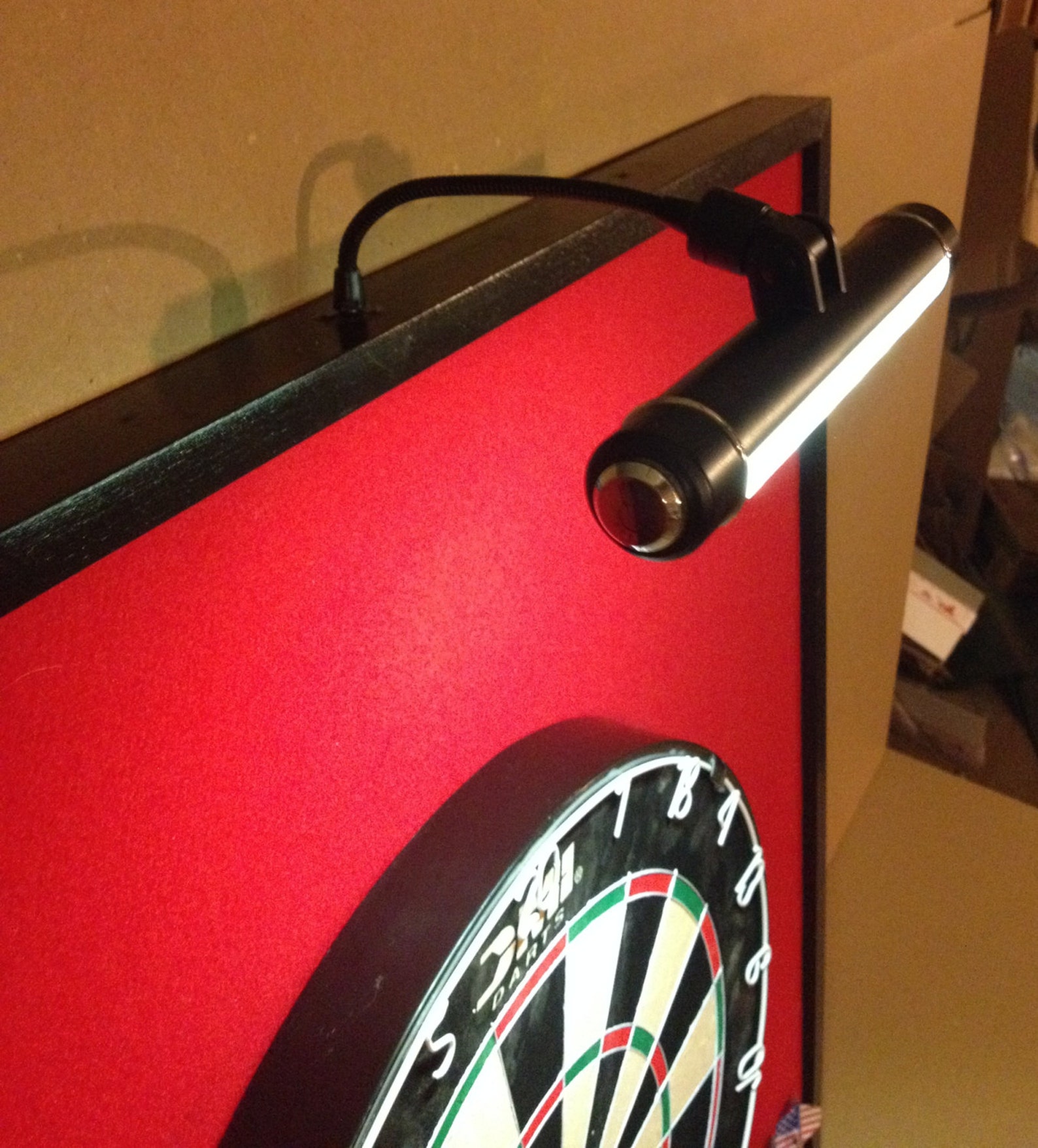 32 X 32 LED Lighted Red and Black Custom Dart - Etsy