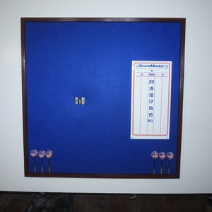 Custom Royal Blue and Black Dart Board Backboard W/winmau - Etsy