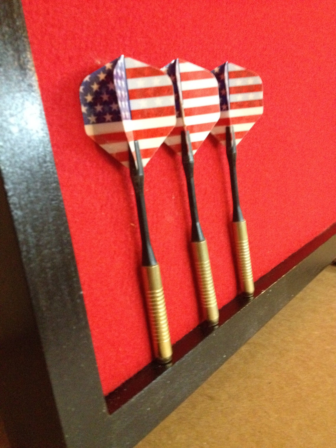 32 X 32 LED Lighted Red and Black Custom Dart - Etsy