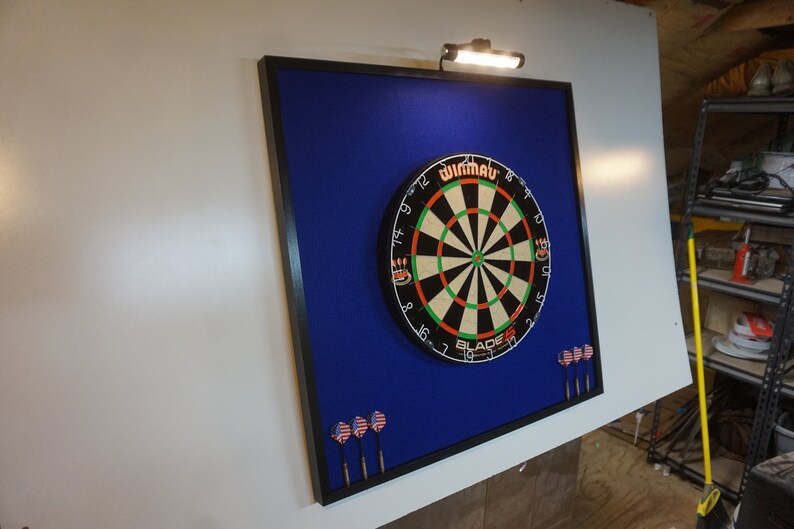 32 X 32 LED Lighted Custom Dart Board Backboard & - Etsy