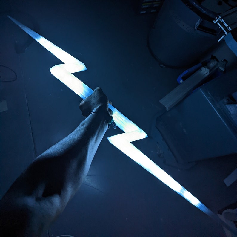 LED Zeus Lightning Bolt Prop DIY Kit - Etsy