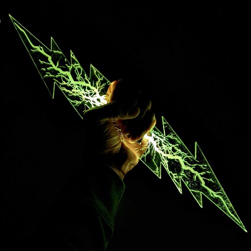 LED Zeus Lightning Bolt Prop DIY Kit - Etsy
