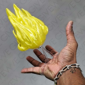 3D Printed Floating Fireball Prop ( Cosplay, Convention, Halloween ...