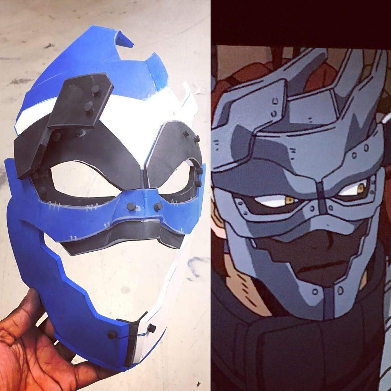 MHA Wolfram mask DIY Kit cosplay costume halloween | Etsy