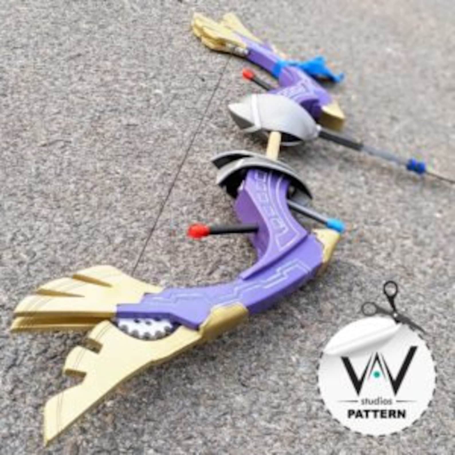 BOTW Revali's Great Eagle Bow PDF PATTERNS - Etsy