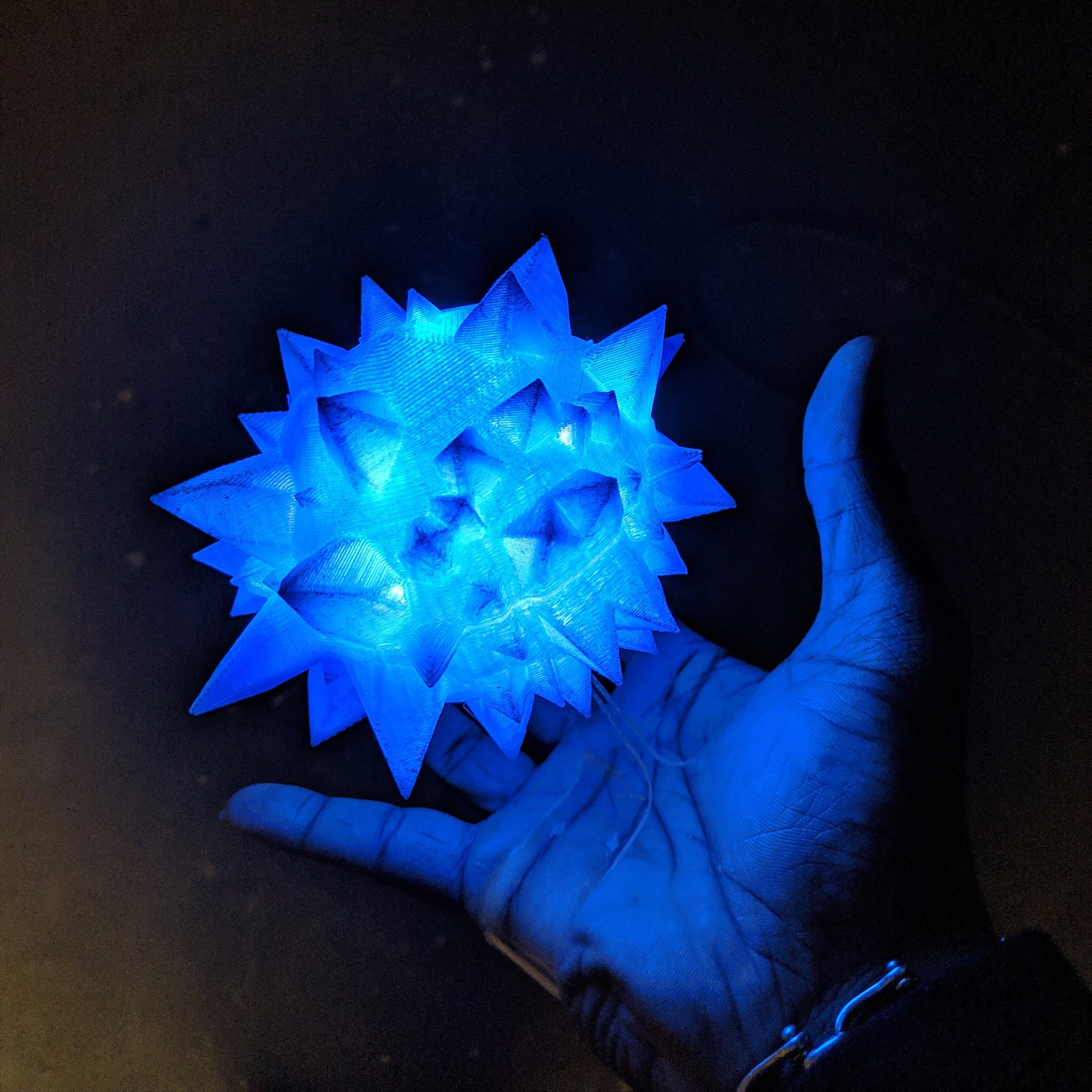 LED Floating Ice / Explosion Ball Prop Cosplay Costume - Etsy Australia