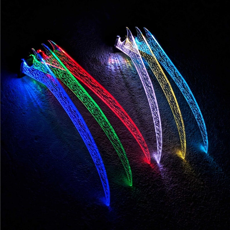 Wolverine Light up RGB LED Claws Prop ( Wolverave ) - Etsy