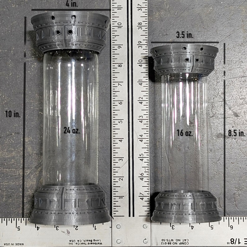 16oz/24oz DIY Star Wars Bacta Tank Water Bottle: RGB LED Cosplay Prop ...