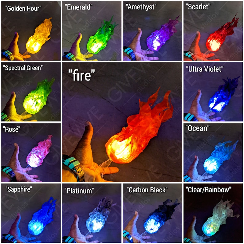 Floating Fireball Prop 2.0 Cosplay Convention Halloween - Etsy