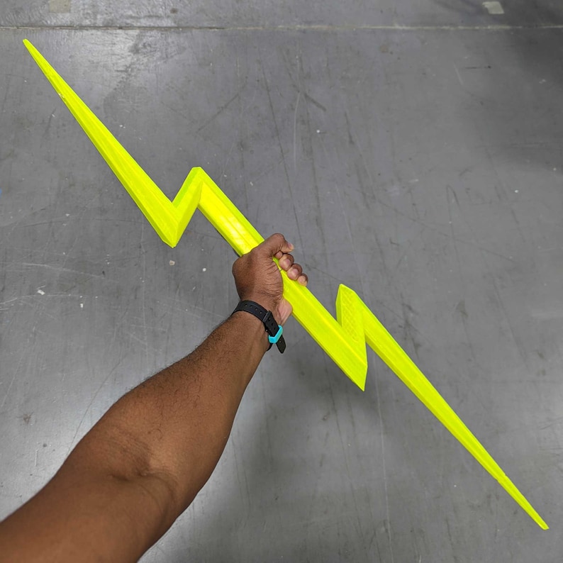 LED Zeus Lightning Bolt Prop DIY Kit - Etsy
