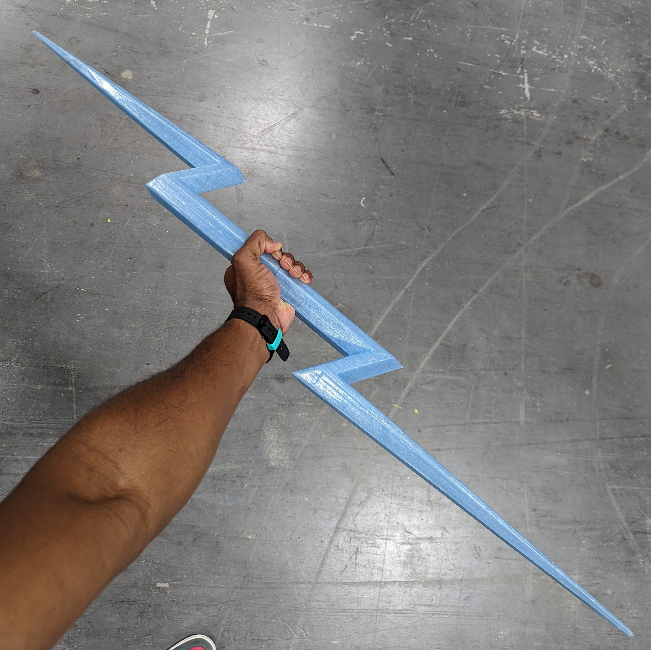 LED Zeus Lightning Bolt Prop DIY Kit - Etsy UK