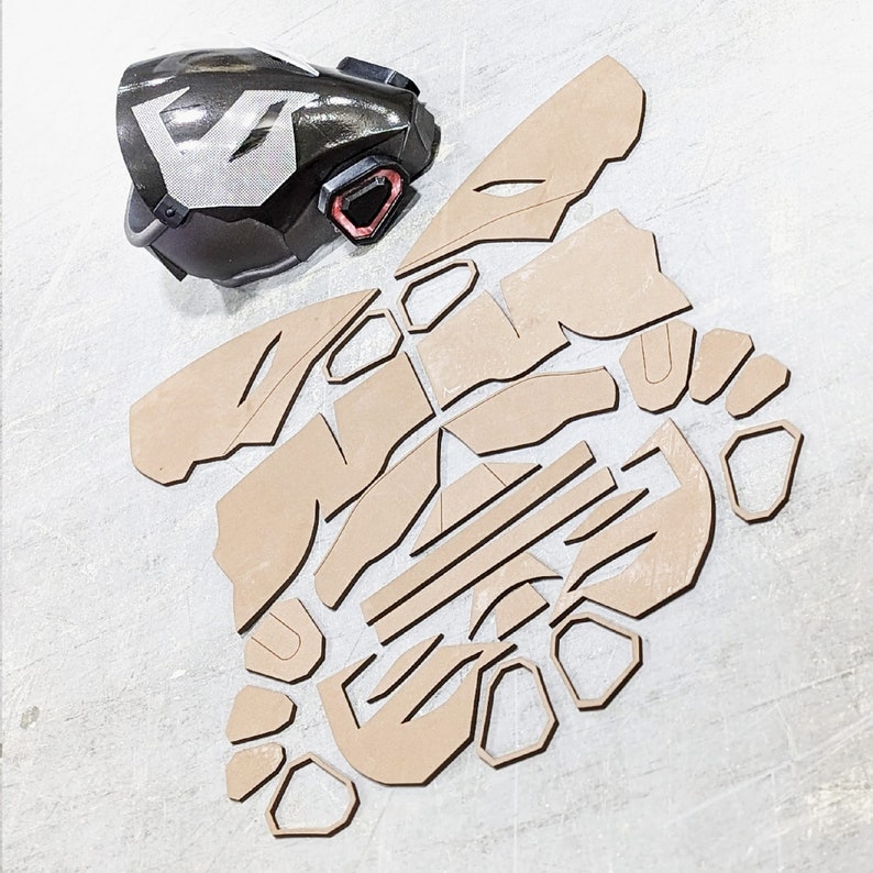 Earth 42 Prowler Miles G Morales Helmet: EVA Foam Cosplay DIY Kit / RTW ...