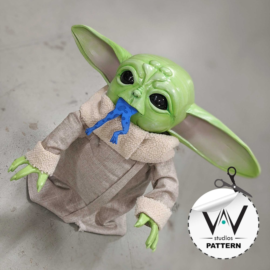 Baby Yoda grogu the Mandalorian PDF Patterns - Etsy