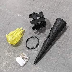 3D Printed Torch Cosplay Costume Accessory - Etsy