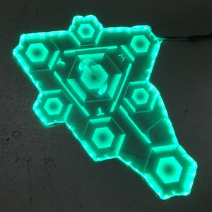 Overwatch Sombra Hack Light up Prop ( Cosplay, Comiccon, Costume ...