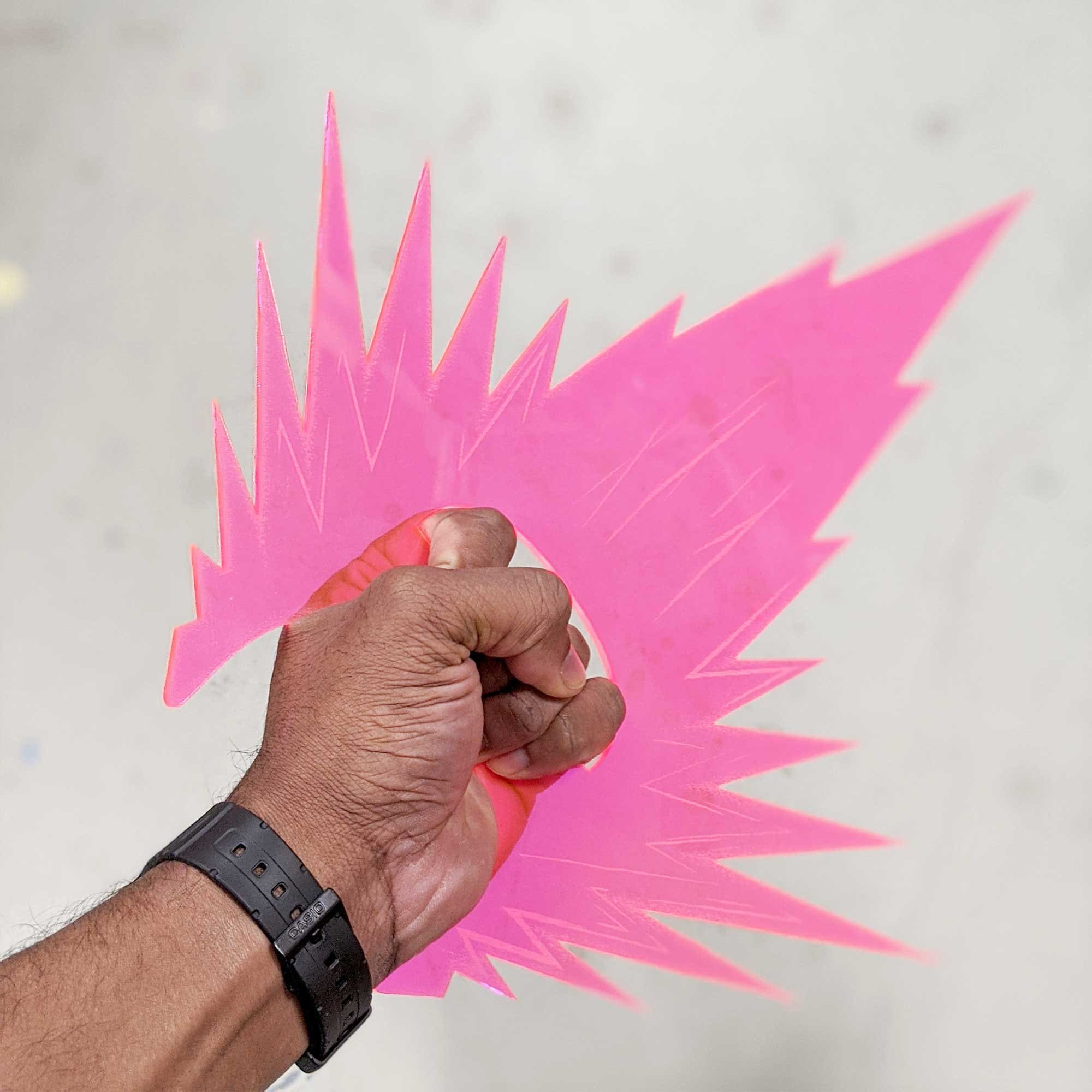 Goku Black LTE Neon Force Blade Prop cosplay, Convention, Halloween ...