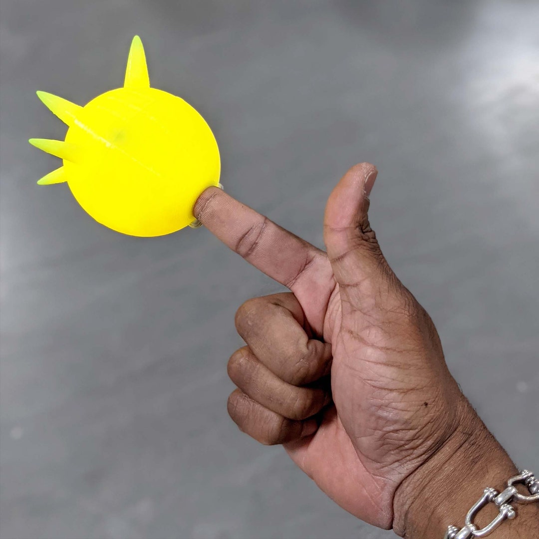 Finger Chi Blast Shot LED Prop rei Gun/ God Shot cosplay - Etsy