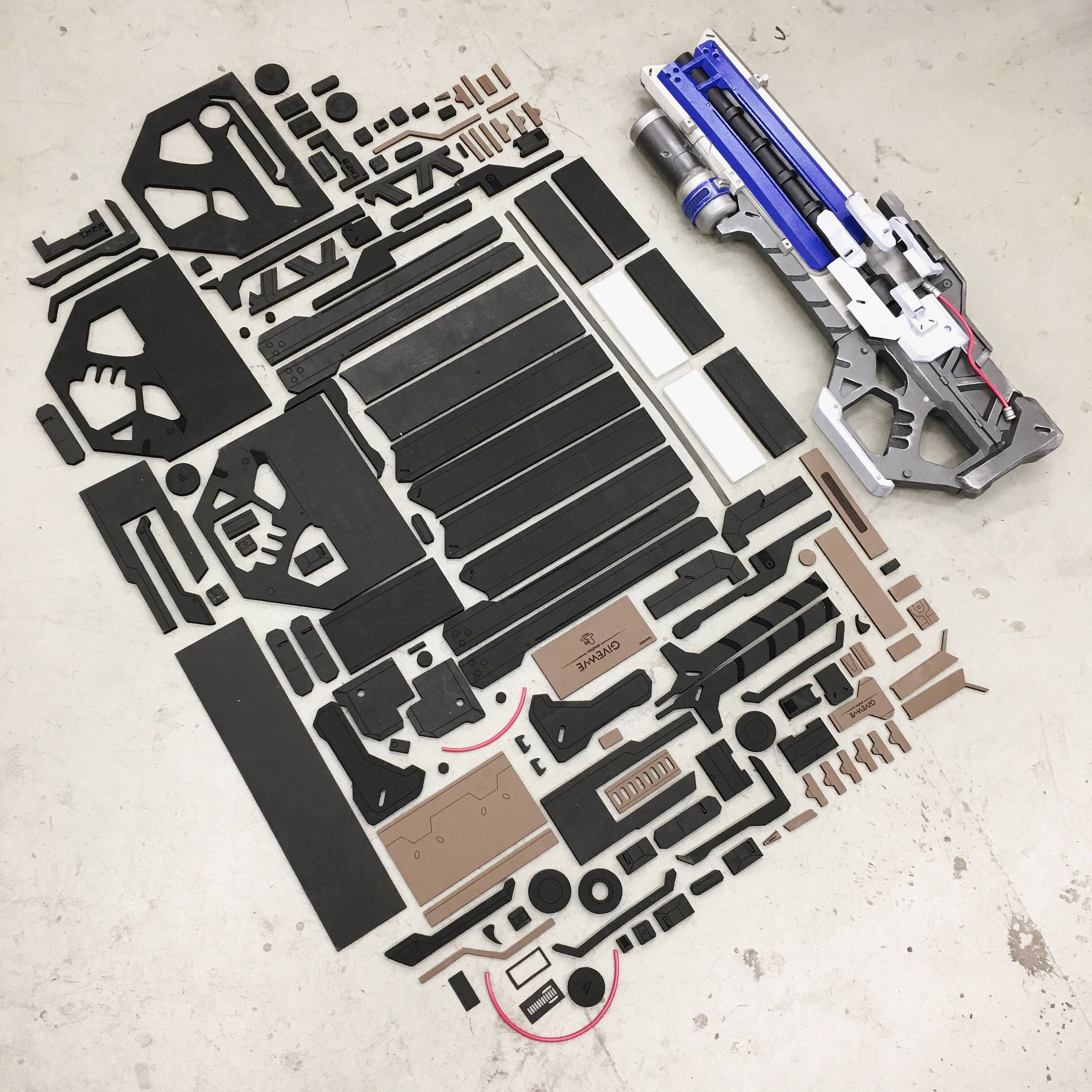 OverWatch Soldier 76 Heavy Pulse Rifle DIY kit 2.0 cosplay | Etsy