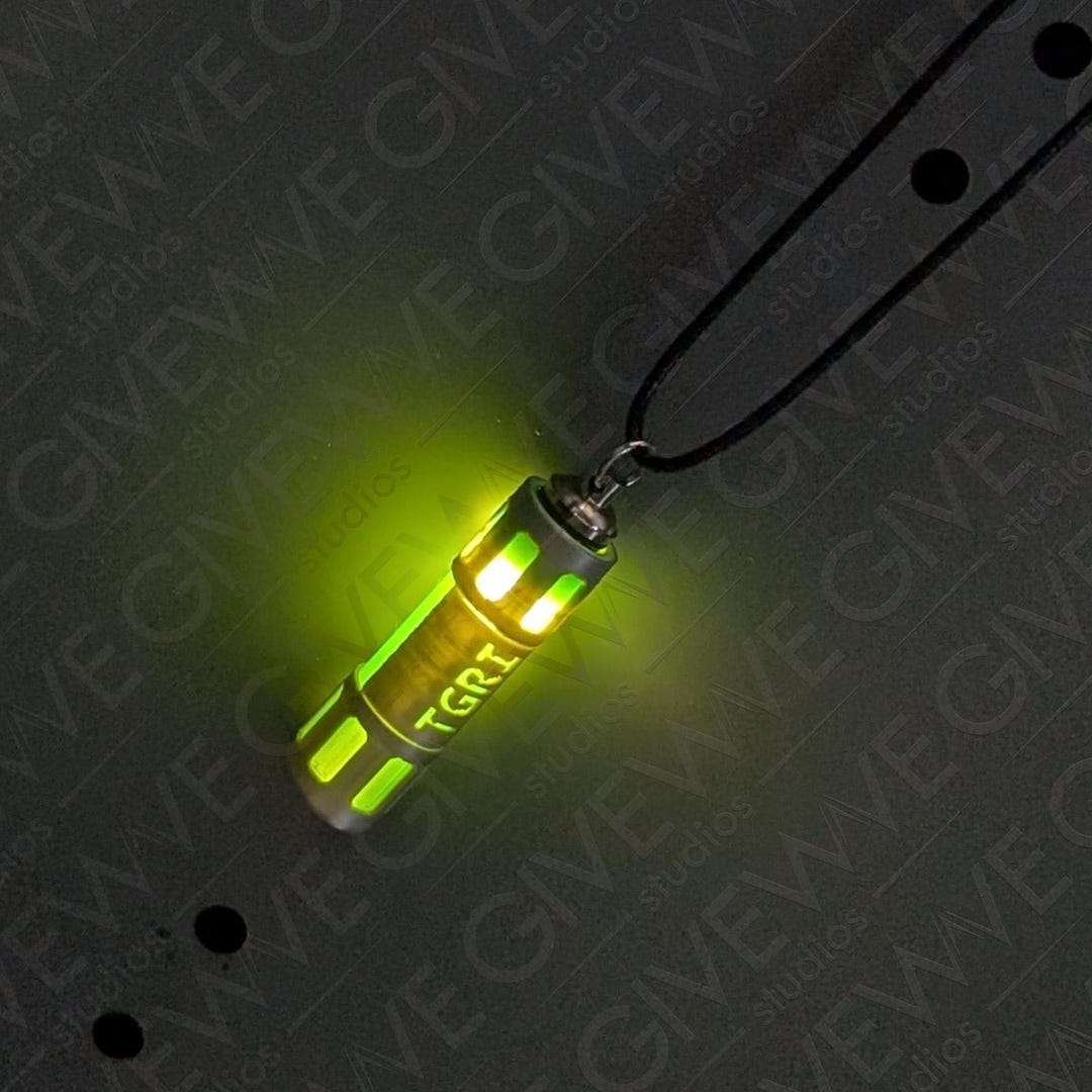 Ooze Booze LED TGRI Necklace TMNT prop, Cosplay, Fully Functional ...