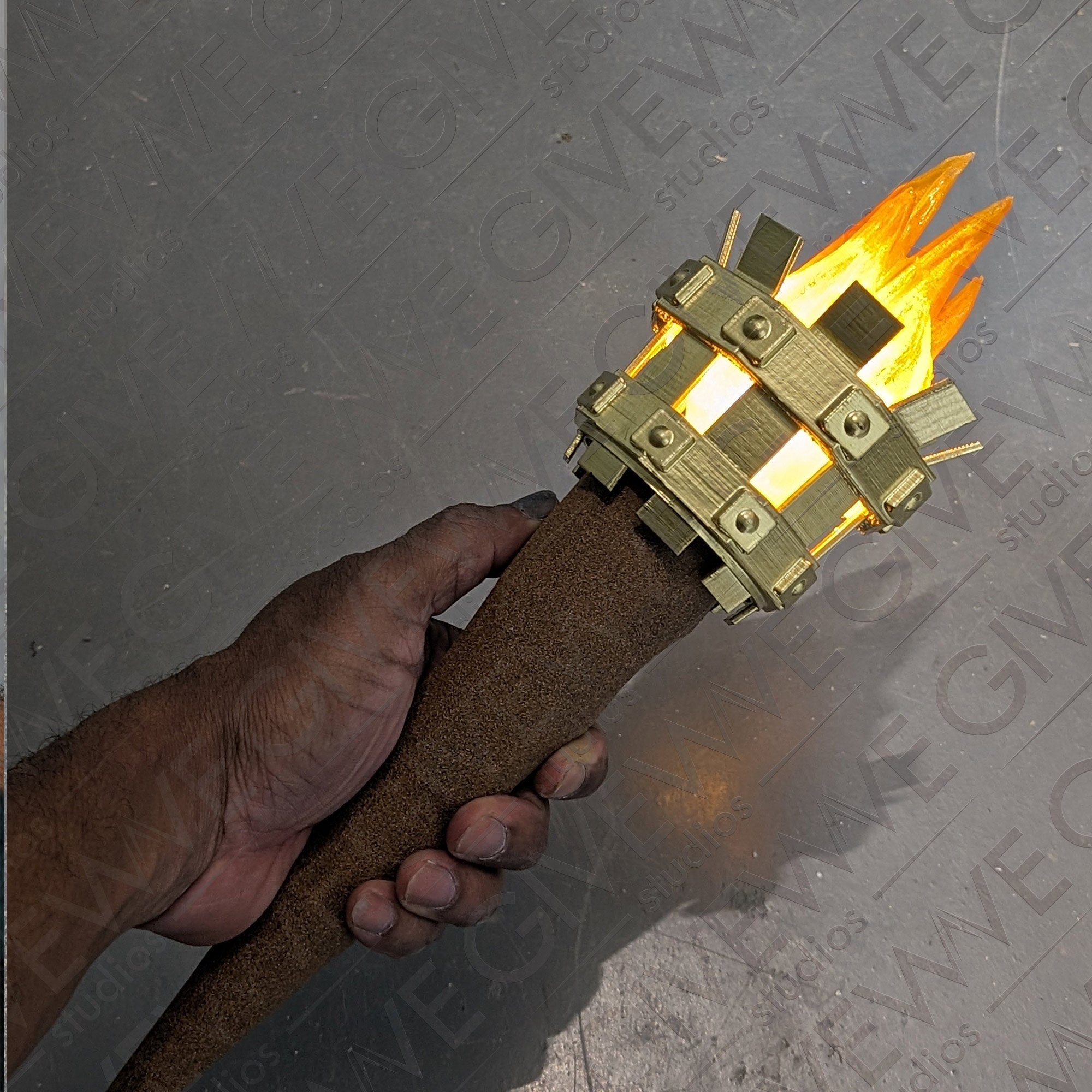 3D Printed Torch Cosplay Costume Accessory - Etsy