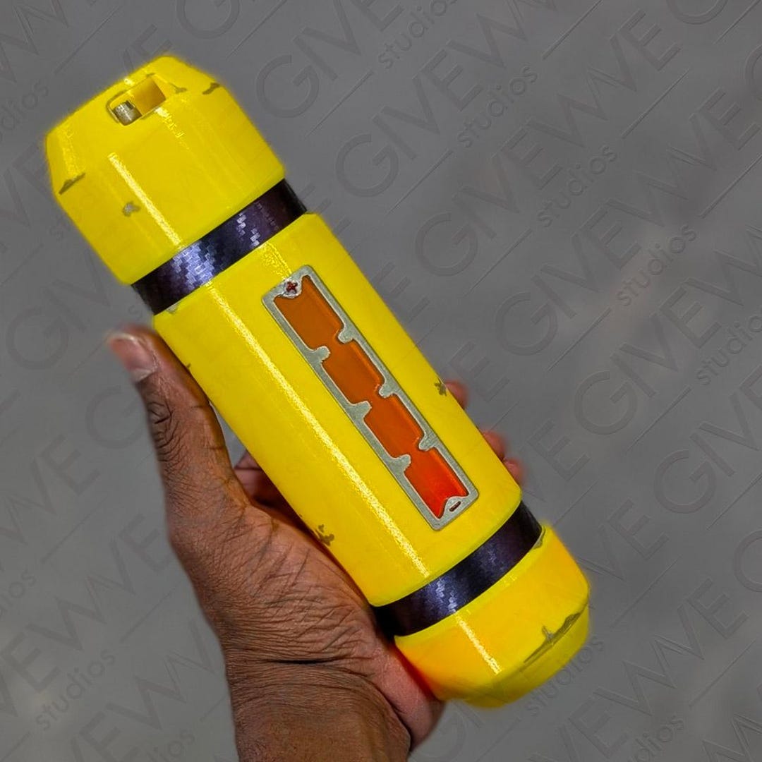 DIY 16oz Scream Canister Inspired LED Water Bottle (prop, Cosplay ...