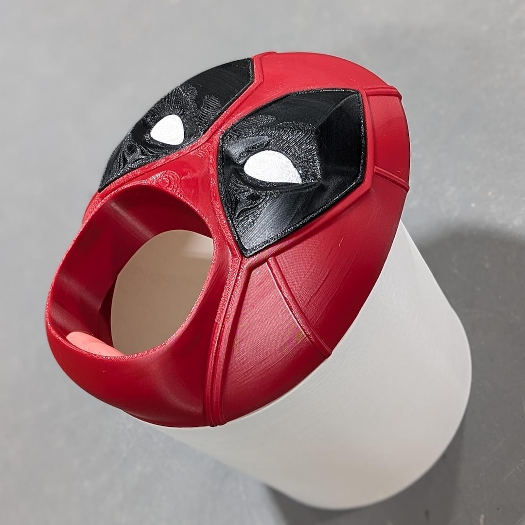 Deadpool 3d Printed Movie Popcorn Bucket ( Glow in the Dark ) - Etsy
