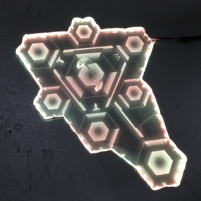 Overwatch Sombra Hack Light up Prop ( Cosplay, Comiccon, Costume ...