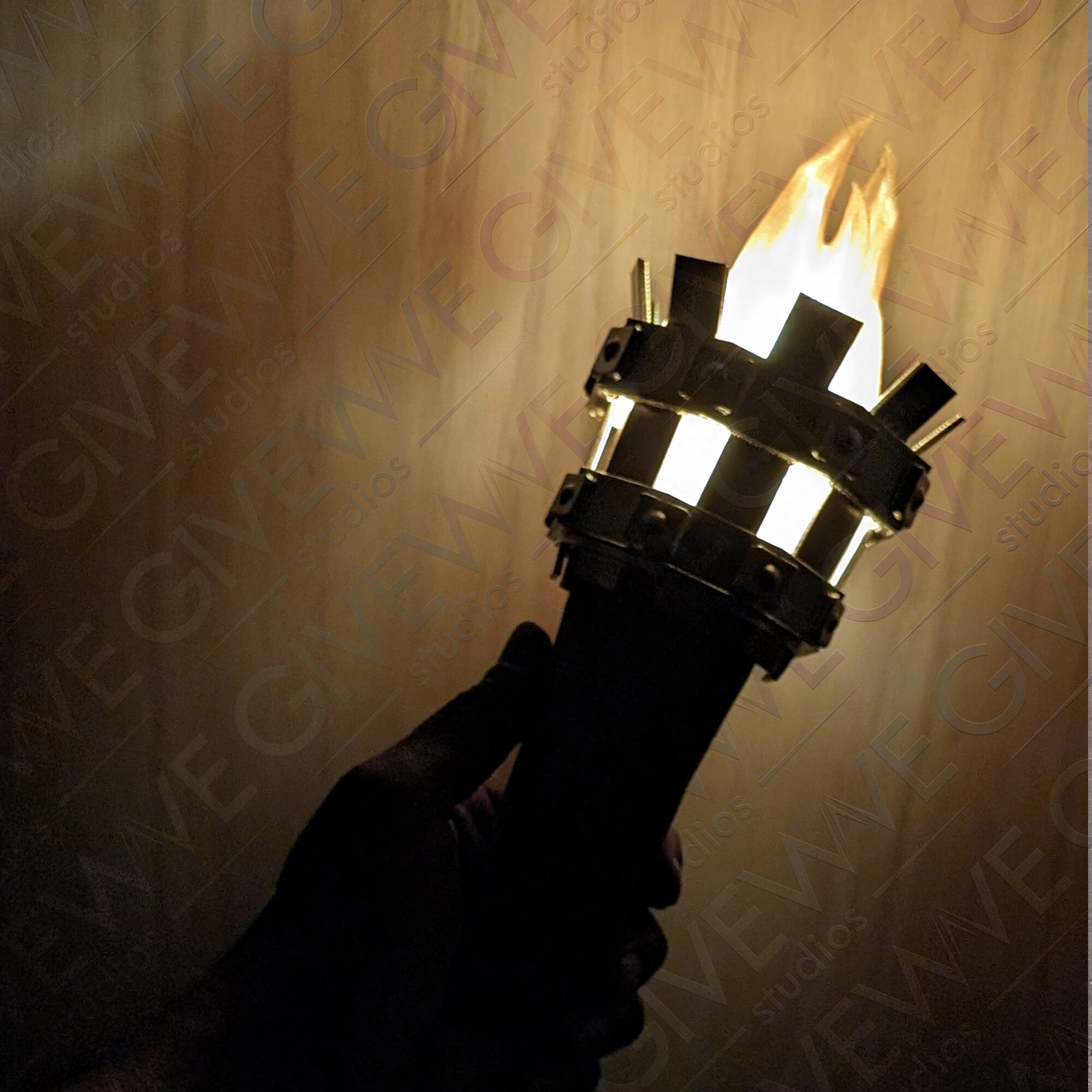 3D Printed Torch Cosplay Costume Accessory - Etsy