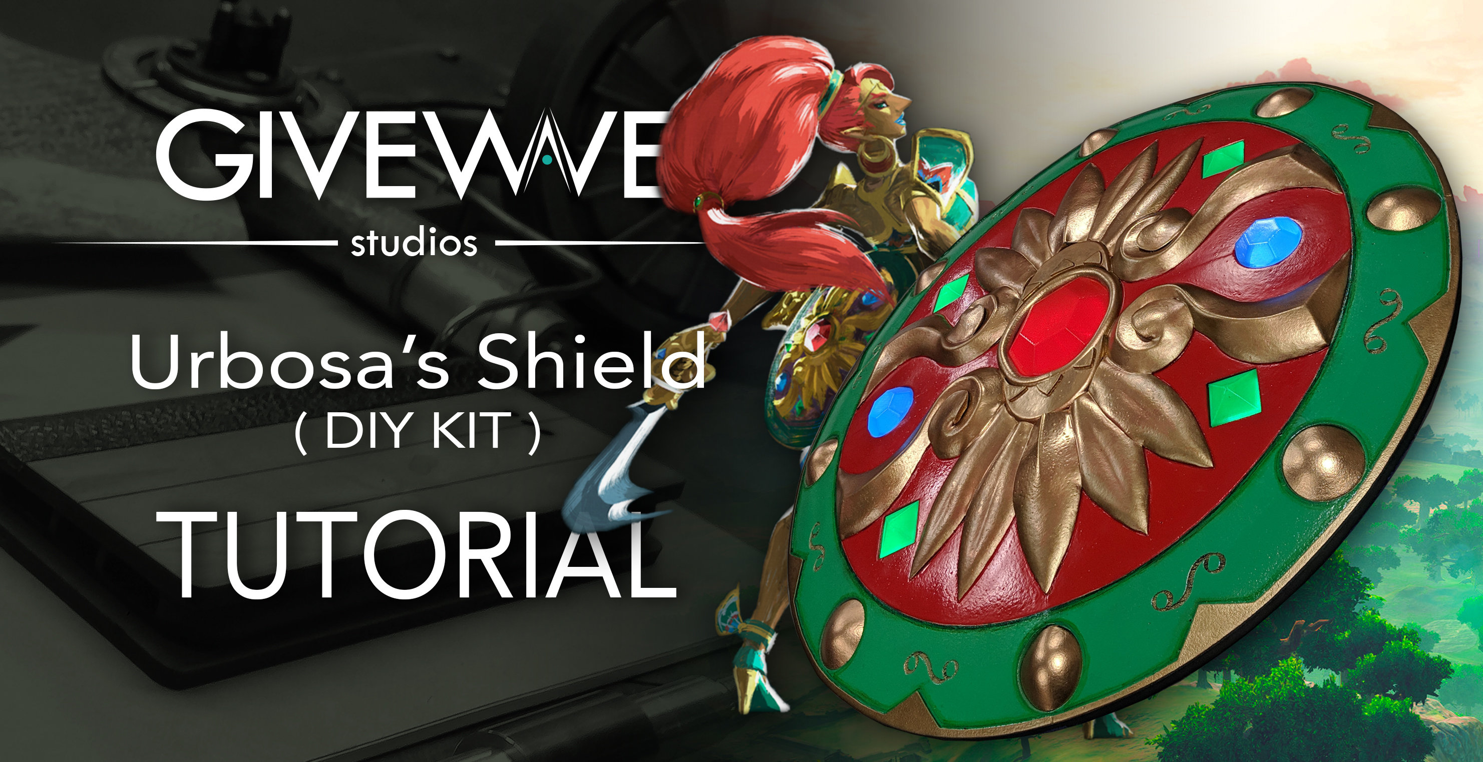 BOTW TOTK Urbosa's Shield DIY Kit ( Convention, Comiccon, Costume ...