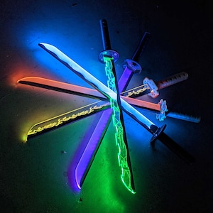 Light up LED Katana DIY Kit ( Cosplay, Halloween, Comiccon, Convention ...