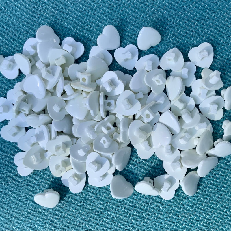 Tiny Heart Buttons - Etsy