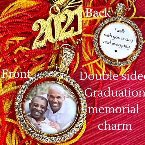 Graduation Cap Photo Charm Graduation Gift Memory Chain - Etsy