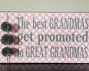 Great grandma signs | Etsy