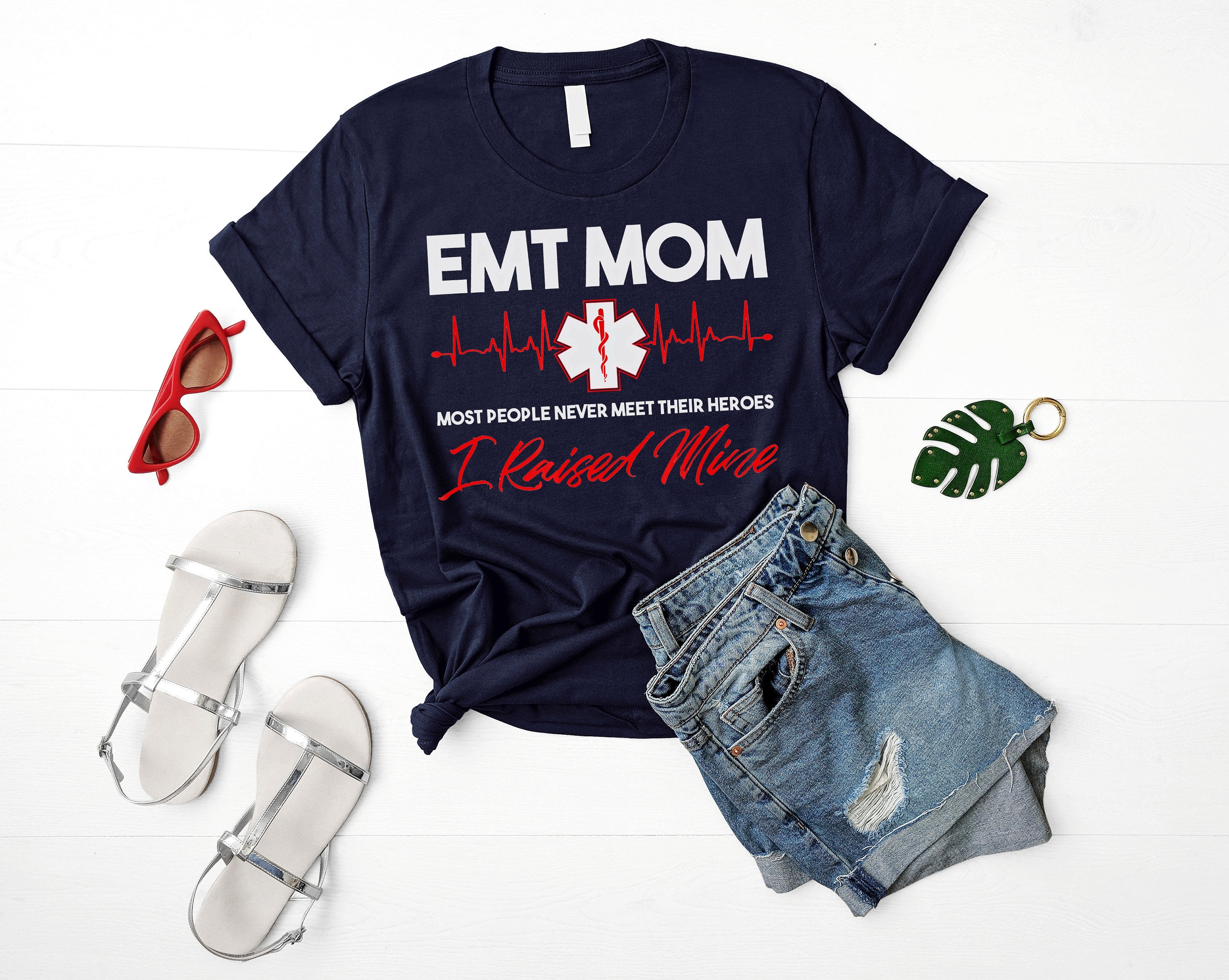 EMT Mom Shirt, Paramedic Mom Shirt, Mother's Day Gift, Proud EMT Mom ...