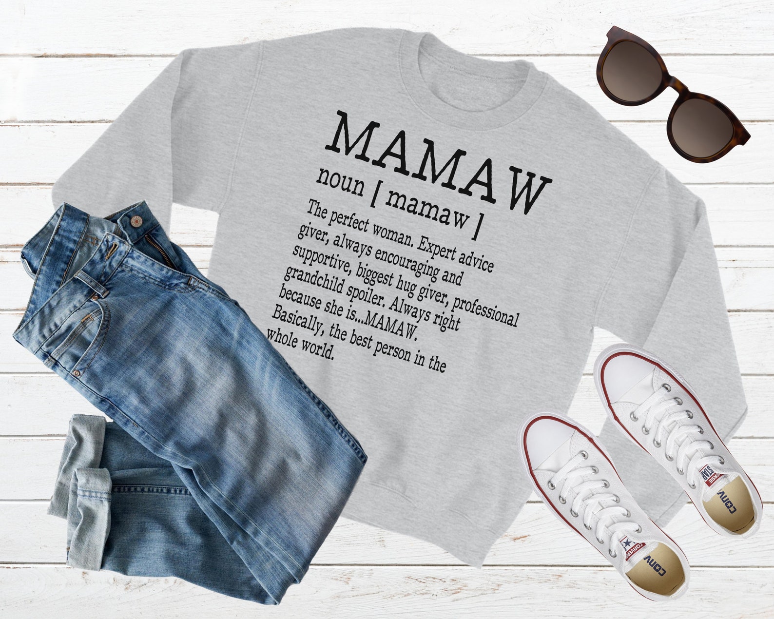 Mamaw Definition Shirt Funny Mamaw T-shirt Personalized | Etsy