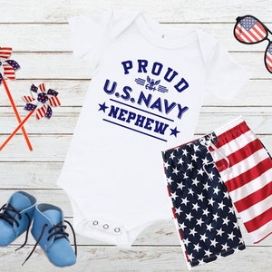 Proud US Navy Nephew Shirt, Navy Niece Nephew Gift, Military Nephew ...