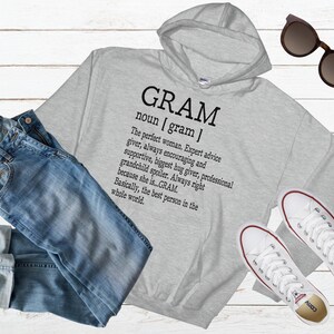 Gram Definition Shirt, Funny Grandma T-shirt, Personalized Gram Shirt ...